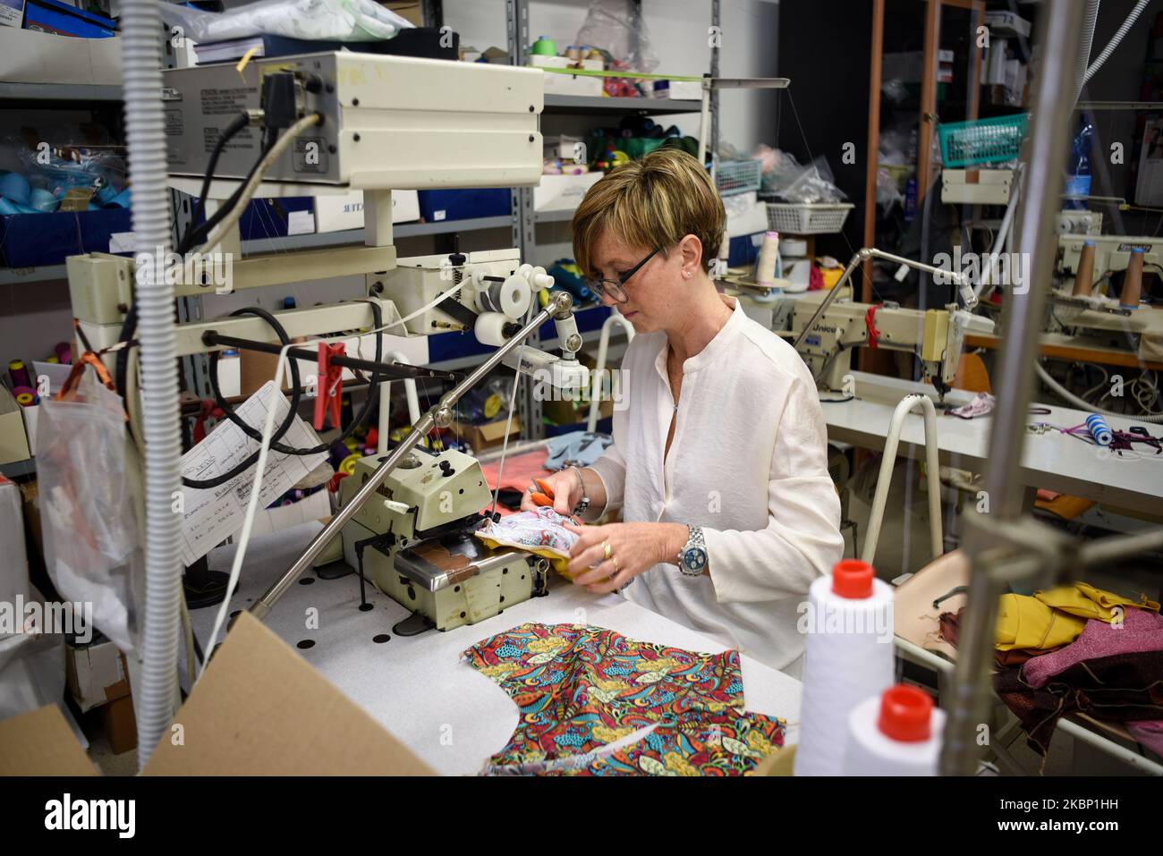Tiziana working on a trikini model in her family-run atelier. Based in ...