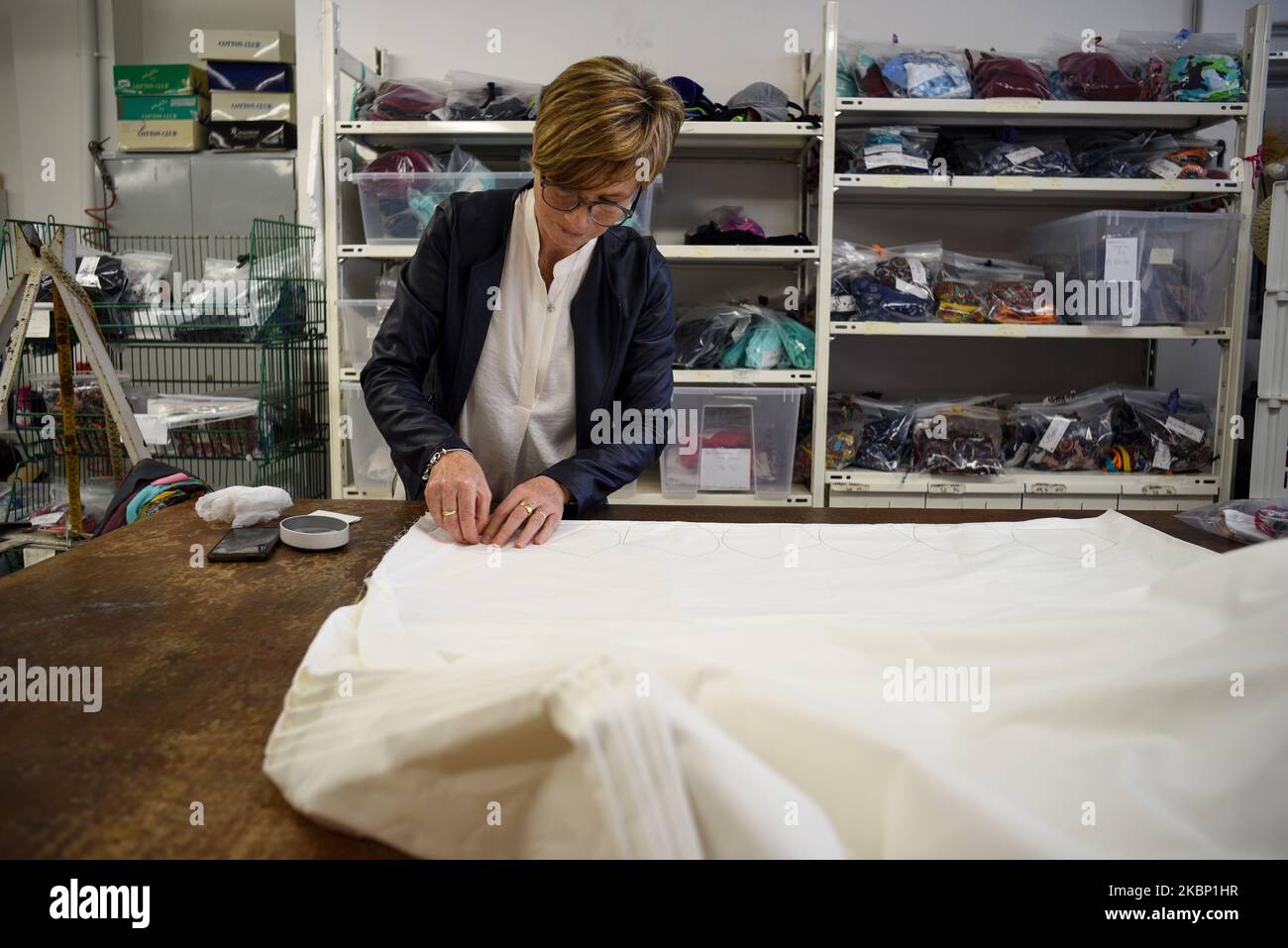 Tiziana working on a trikini model in her family-run atelier. Based in ...