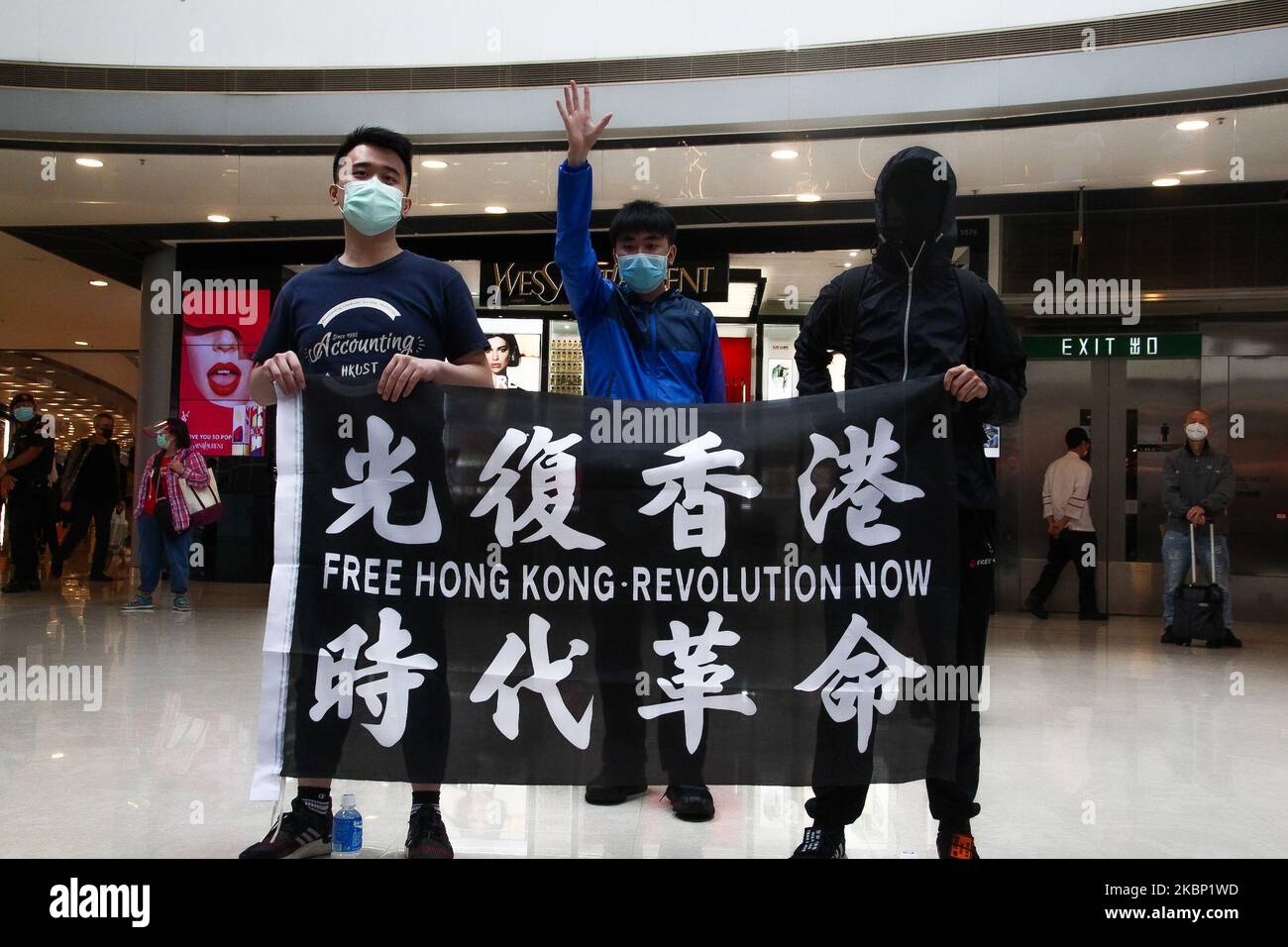 Protest organizers during an April 'Sing With You' demonstration in ...