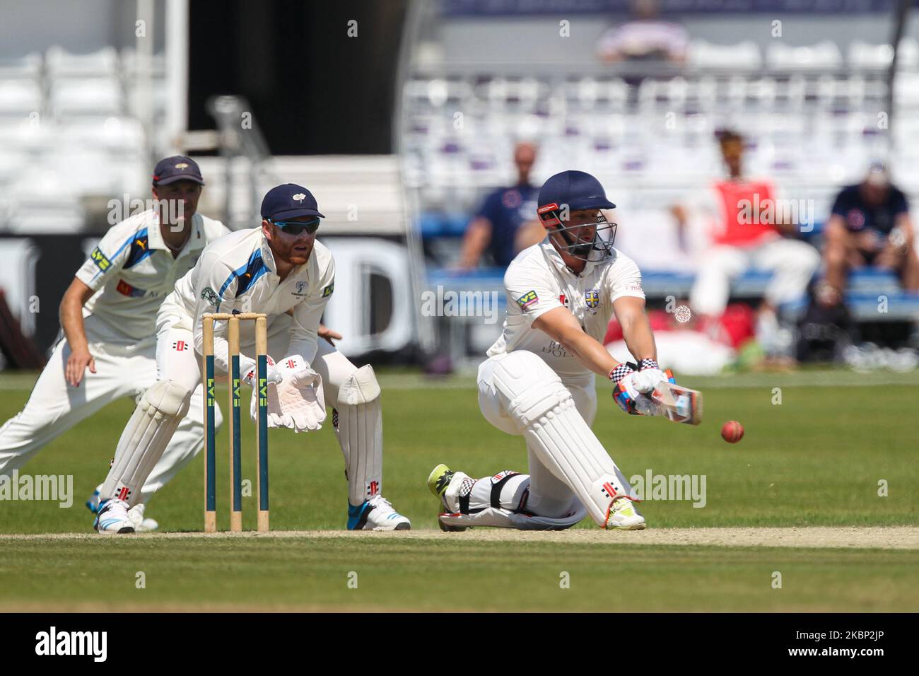 Phil Mustard of Durham during the LV County Championship match between ...