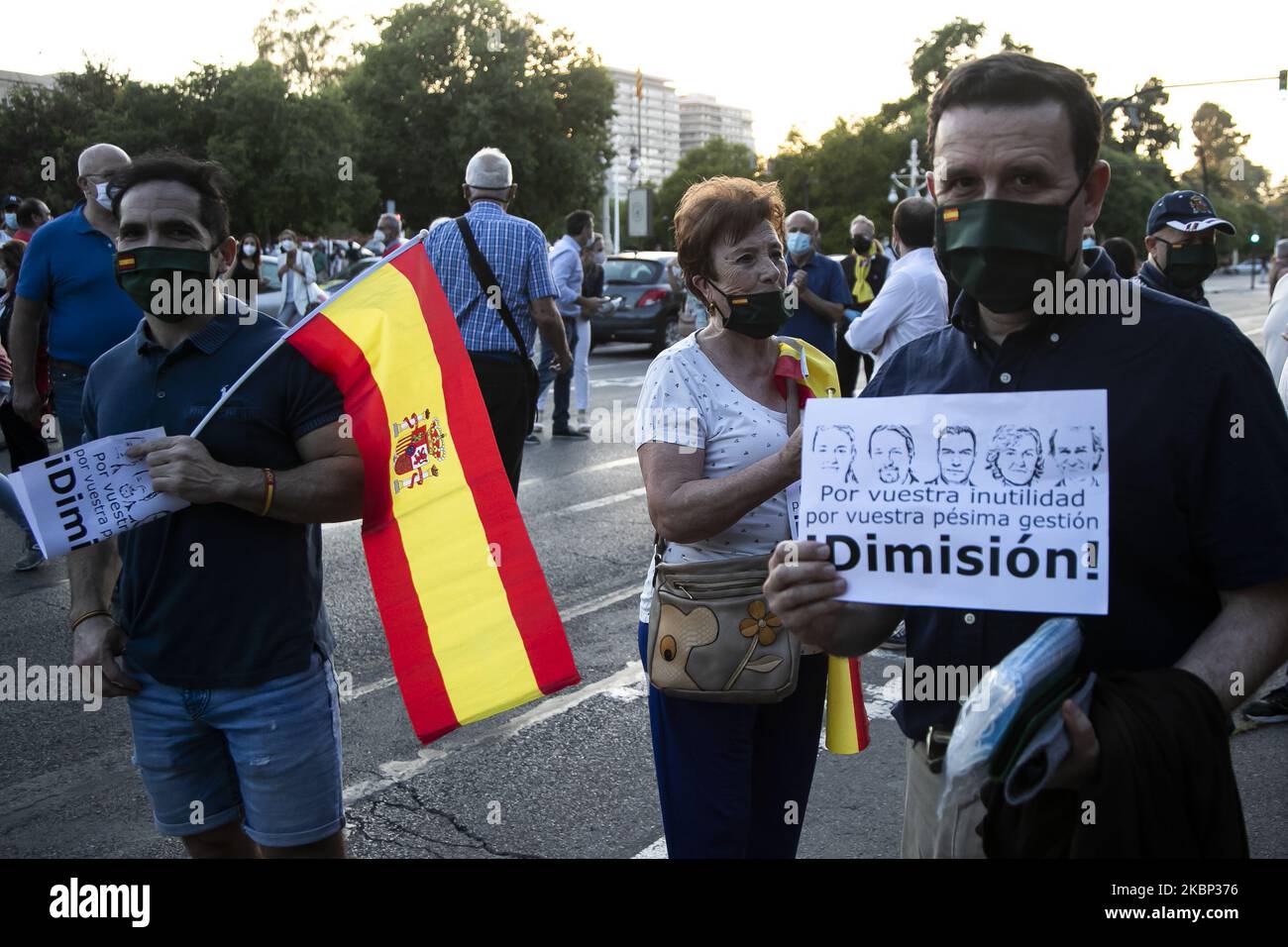 Protests of the extreme right against the Pedro Sanchez government in ...