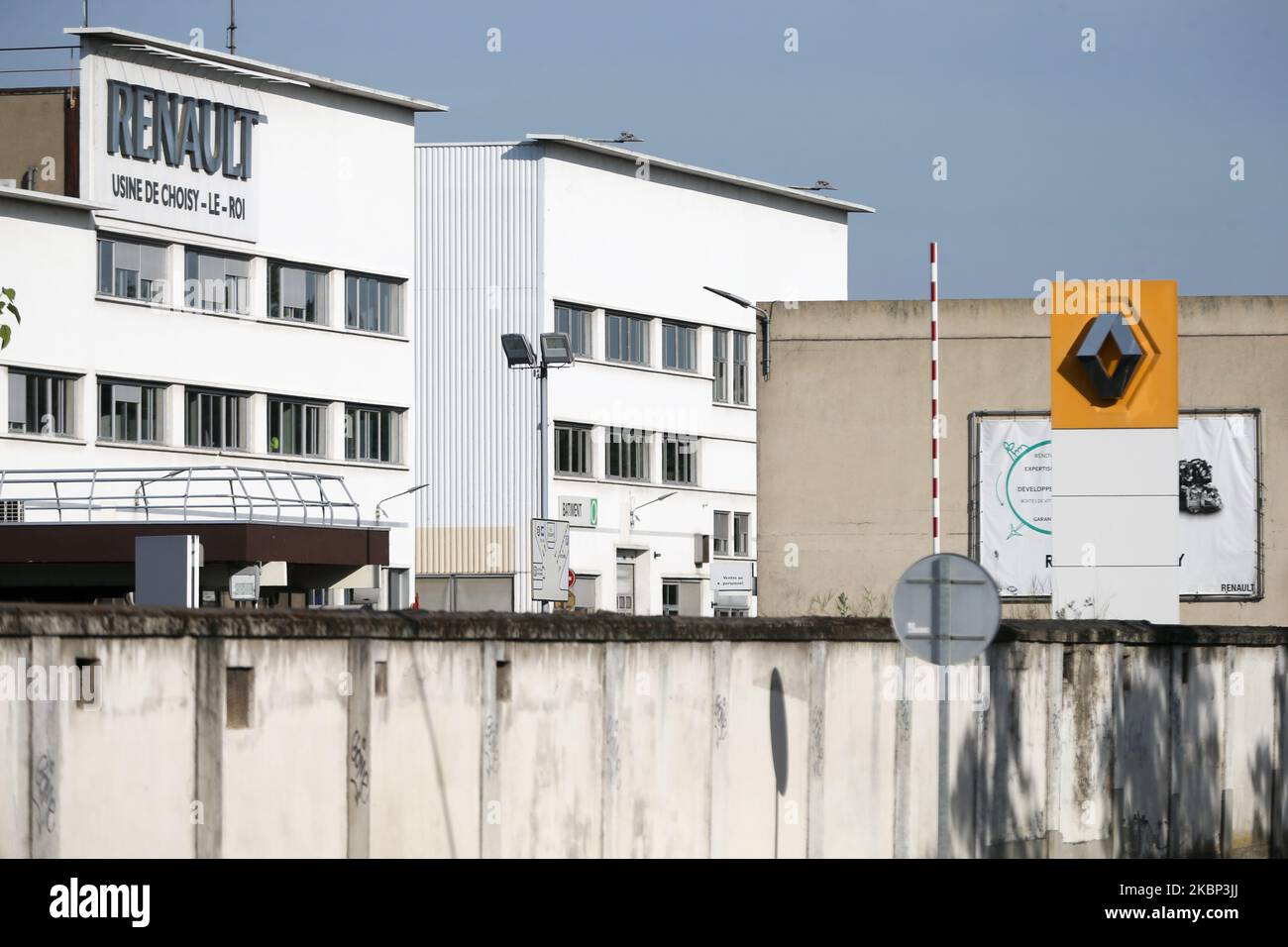 This picture shows the Renault factory in Choisy-le-Roi, near Paris, on ...