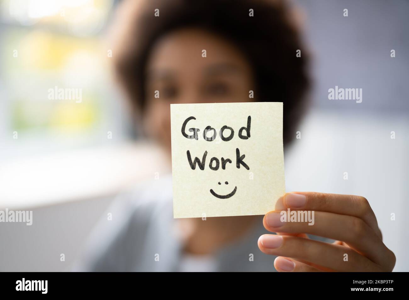 Compliment And Praise Message Sign. Business Concept Note Stock Photo ...