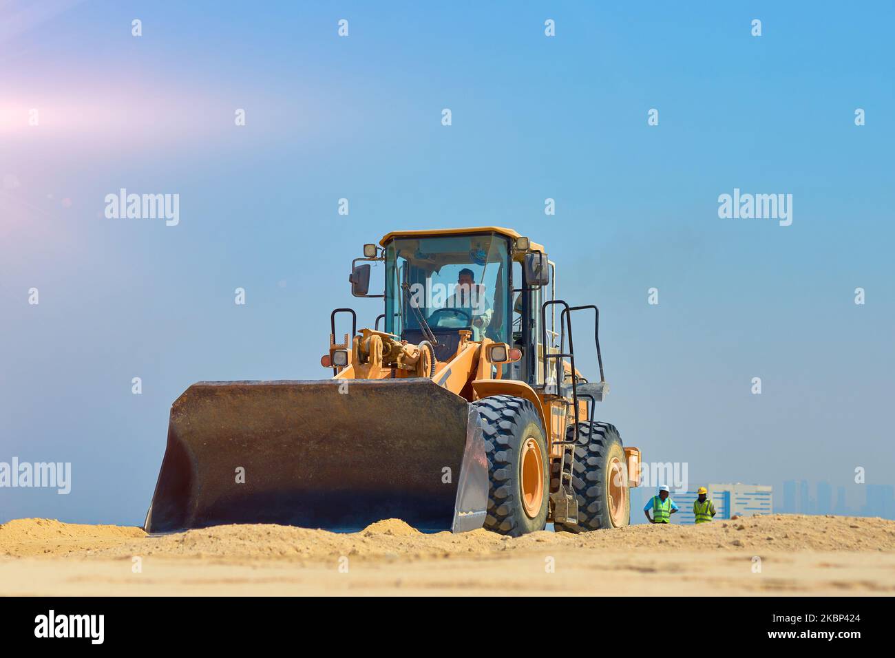 Construction equipment on seashore hi-res stock photography and images ...