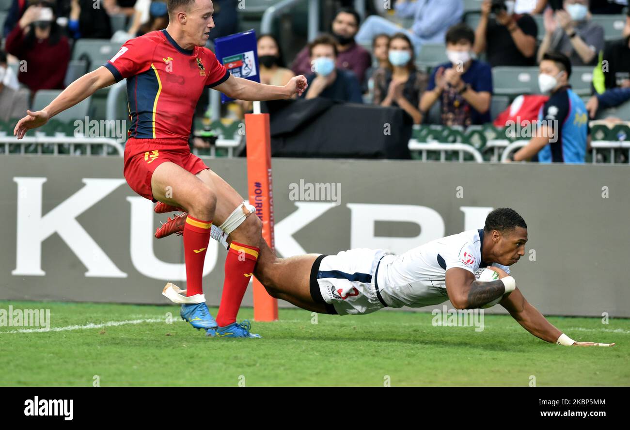 Hong Kong, China. 4th Nov, 2022. David Still (Bottom) of the United ...