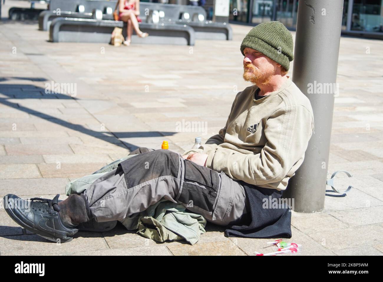 Steve, a homeless man, seen asking for money outside the Sainsbury’s ...