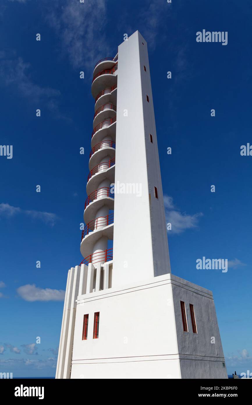 Modern lighthouse at Buenavista del Norte Stock Photo - Alamy