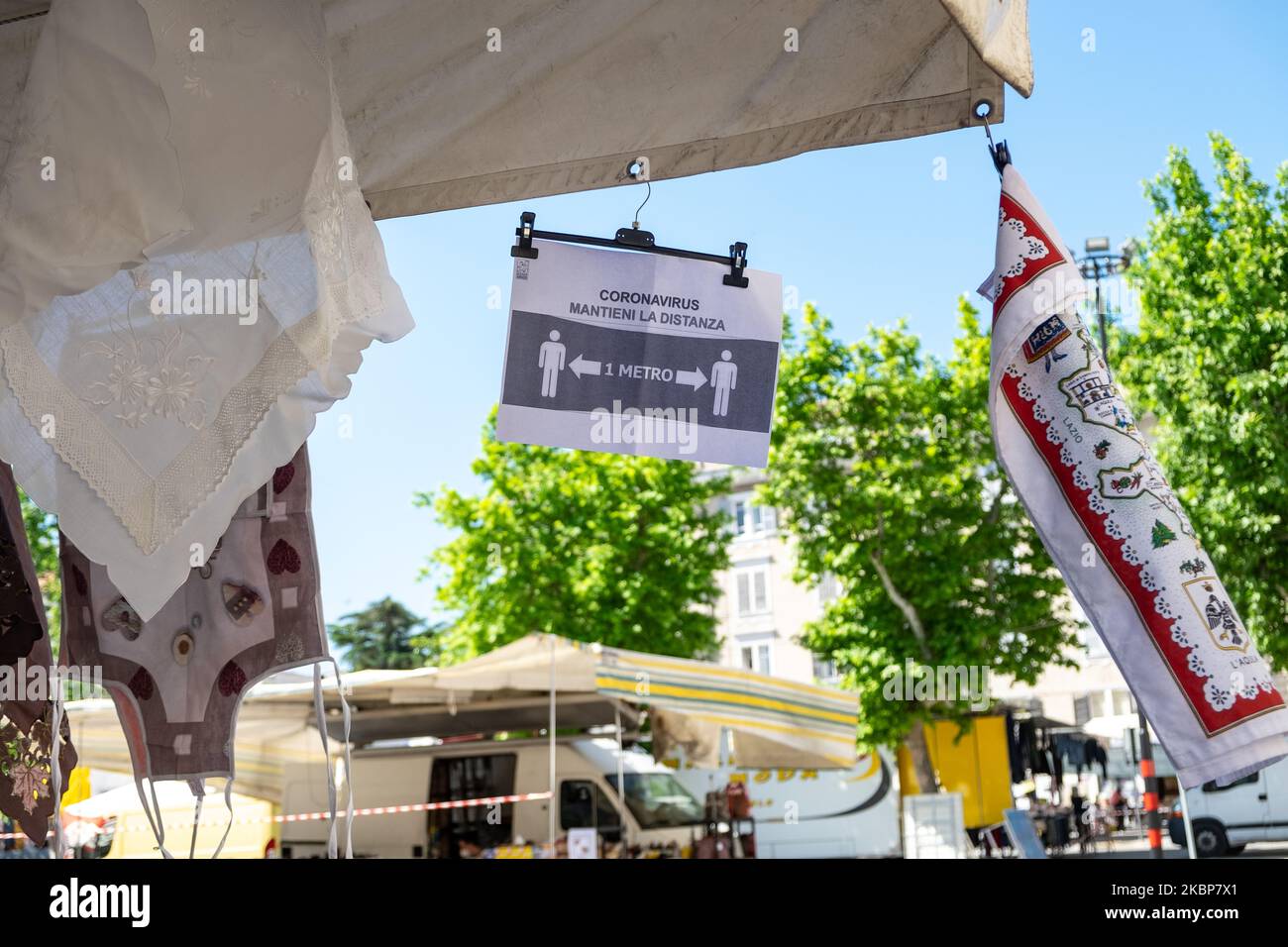 Reopening of local markets with the post lockdownd safety and spacing ...