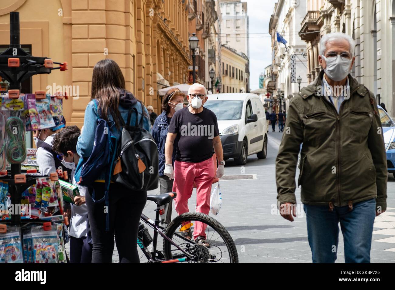 Daily life during phase 2 post lockdownd on May 23, 2020 in Lanciano ...