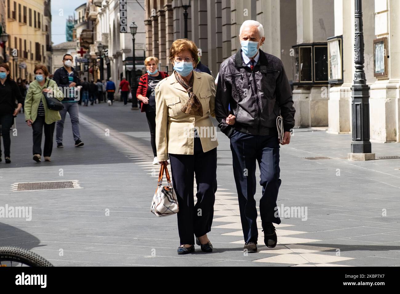 Daily life during phase 2 post lockdownd on May 23, 2020 in Lanciano ...