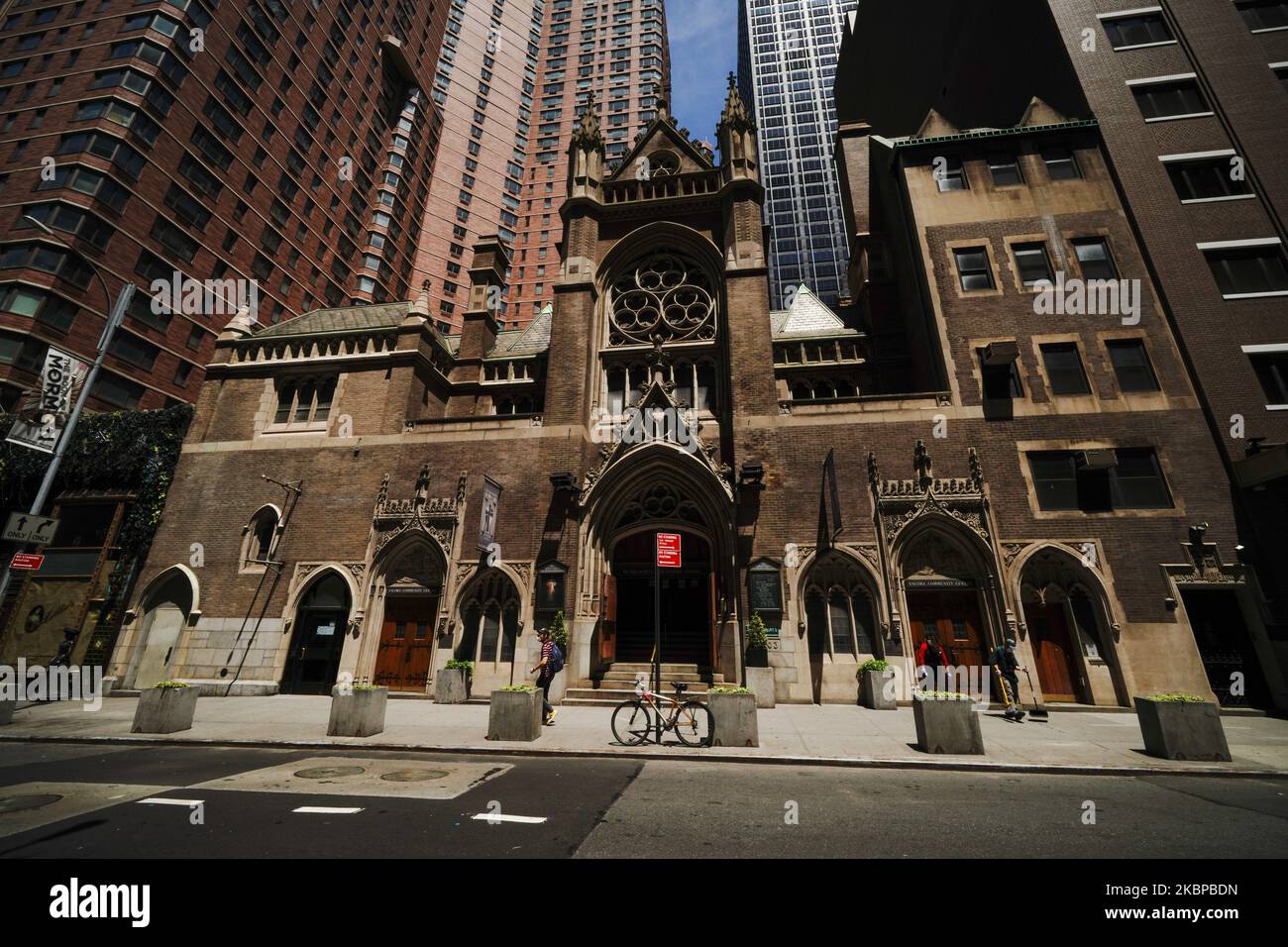 A view of St. Malachy's - The Actors' Chapel during the coronavirus ...