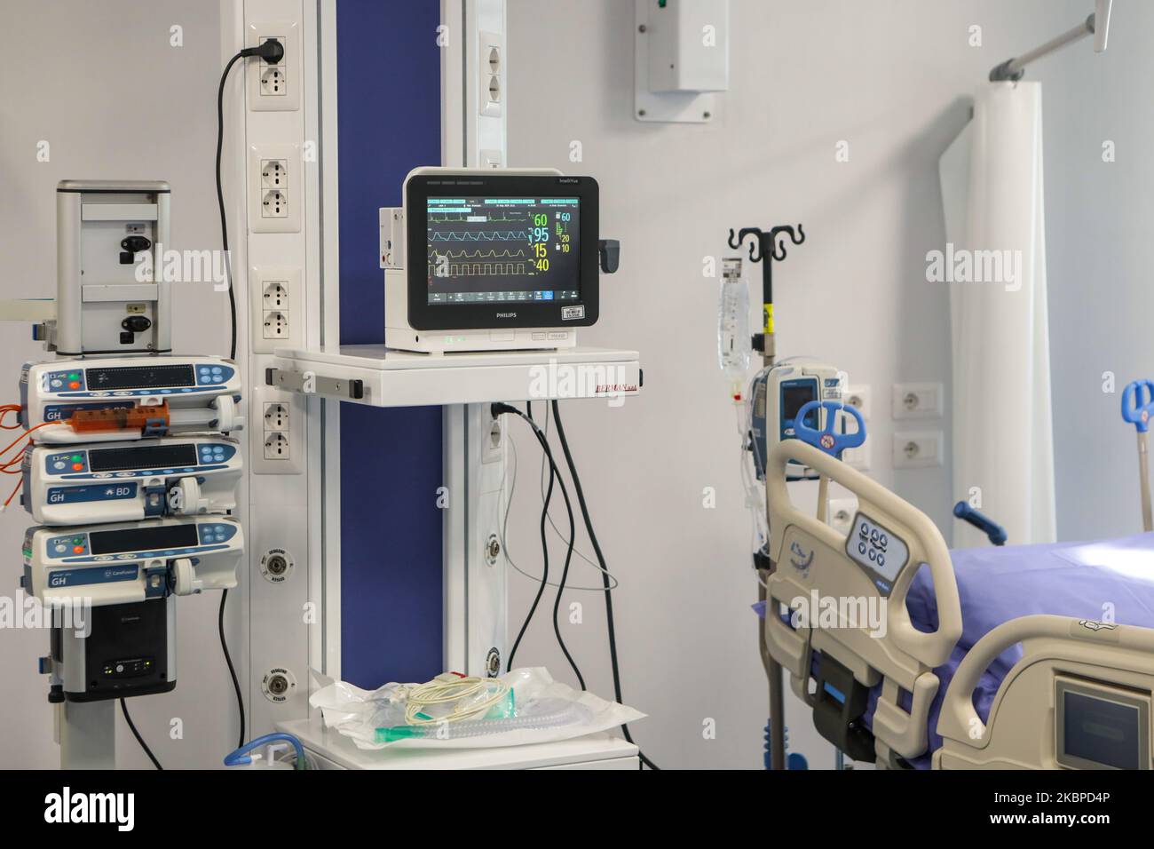 The new intensive care unit at Sacco Hospital in Milan, Italy, May 29 ...