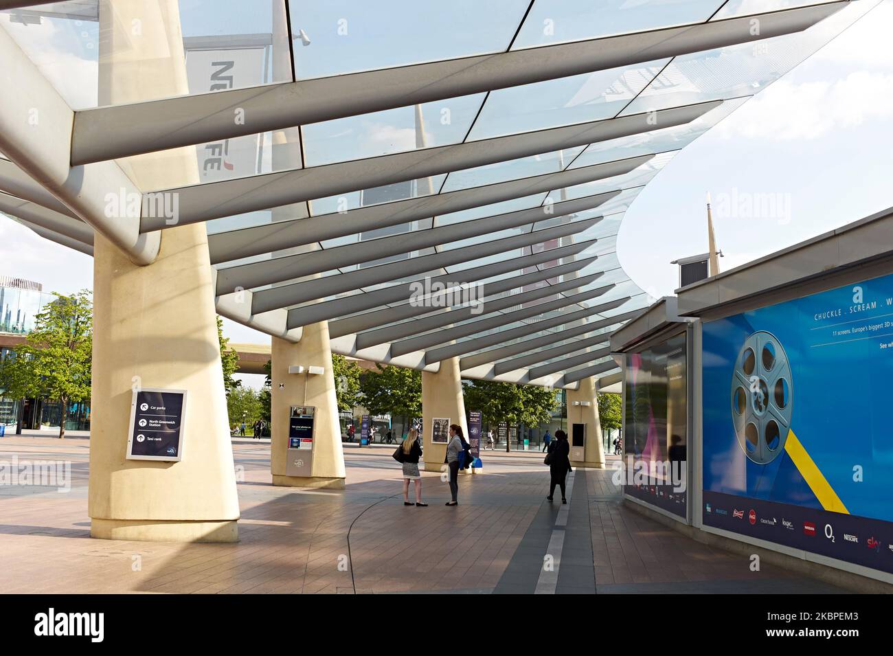 © 2022 John Angerson. North Greenwich underground station, London Stock ...