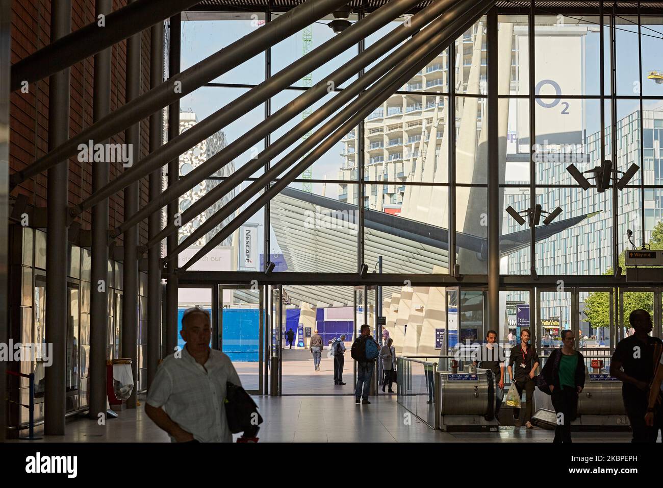 Greenwich north tube station hi-res stock photography and images - Alamy