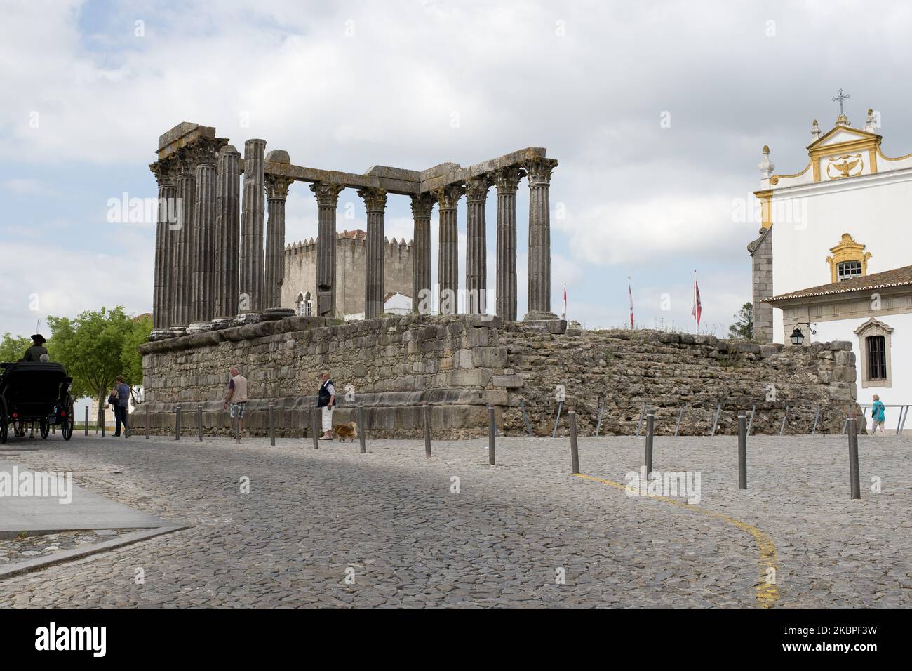 Evora historic city center Evora is a Portuguese city. Located in the ...