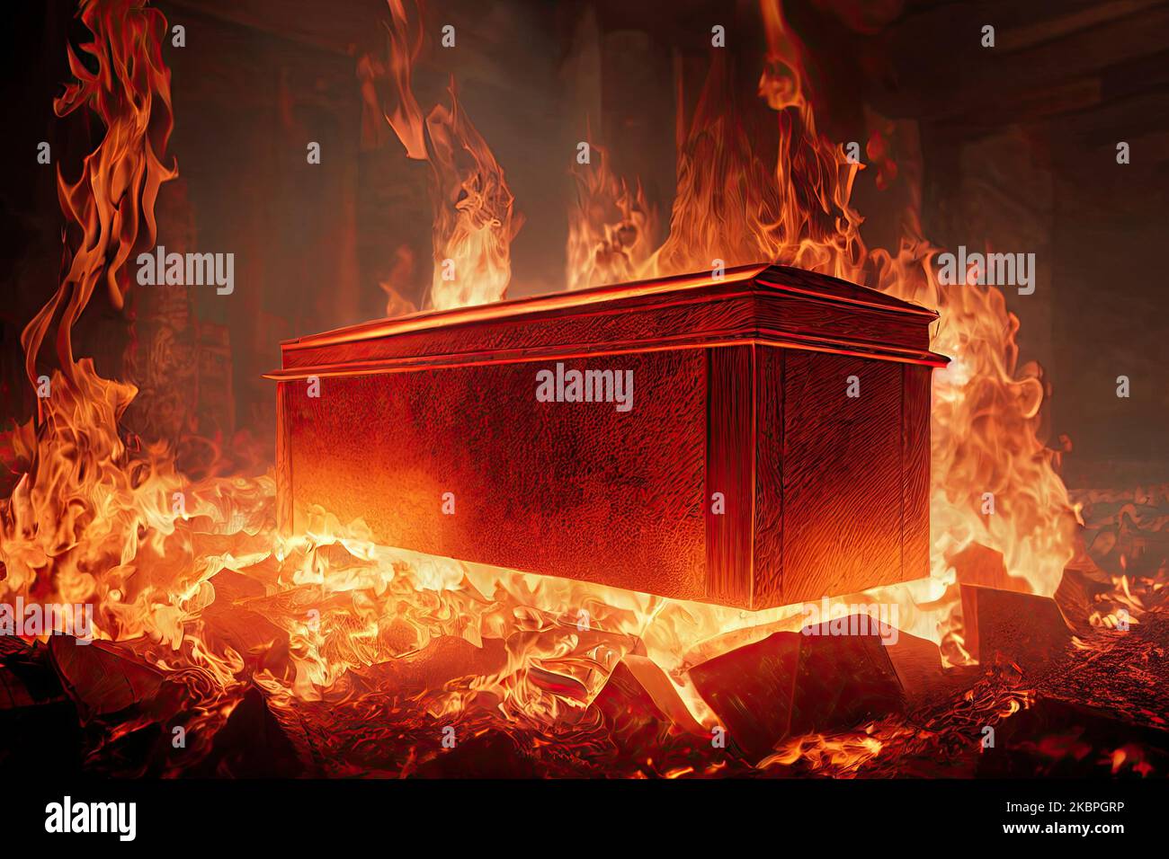 Buddhist funeral casket hi-res stock photography and images - Alamy