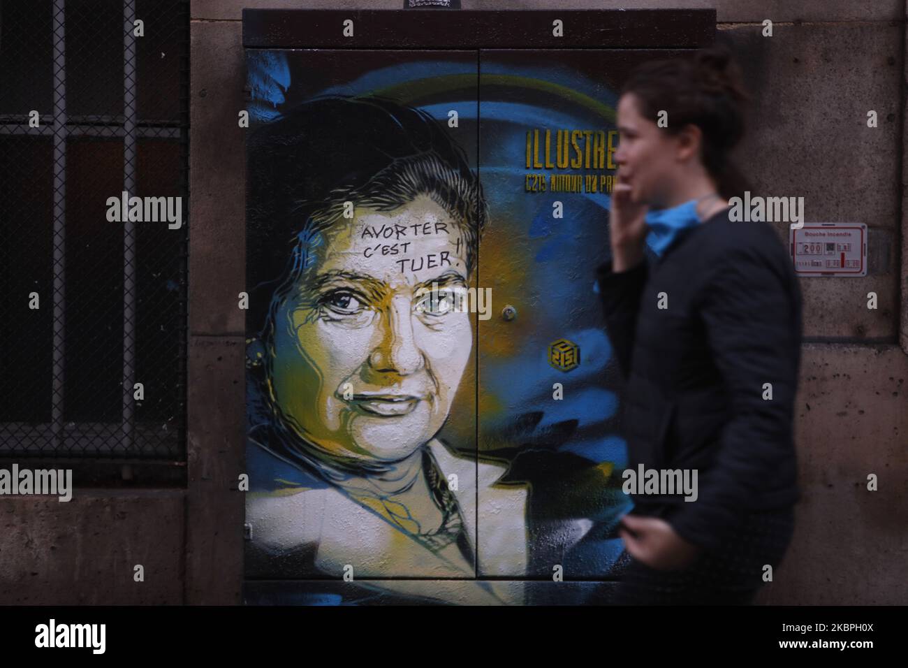 Portrait of simone veil paint hi-res stock photography and images - Alamy