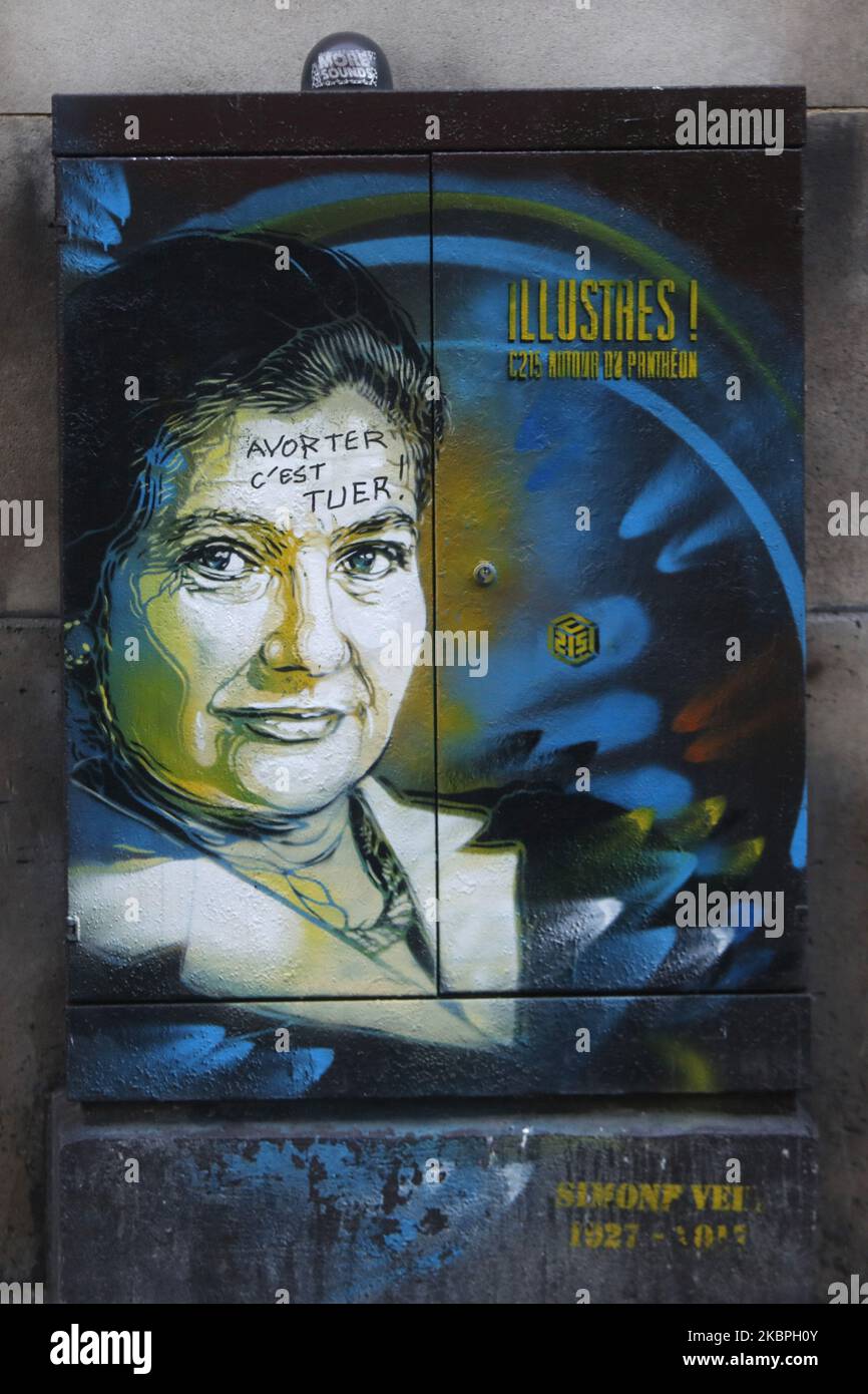 Portrait of simone veil paint hi-res stock photography and images - Alamy