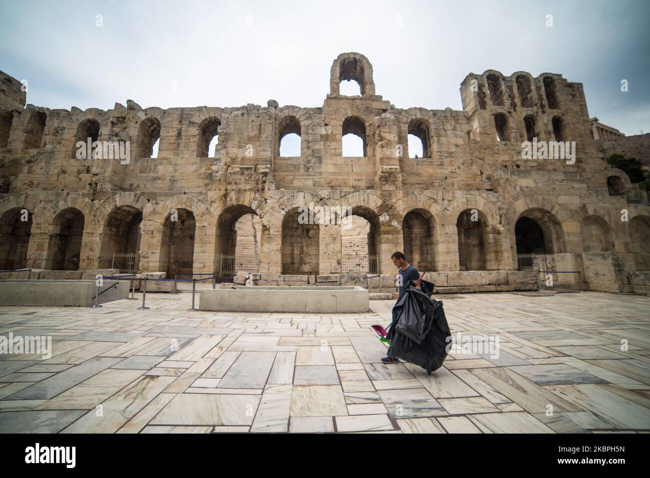 The famous Odeon of Herodes Atticus (Photo by Maria Chourdari/NurPhoto ...