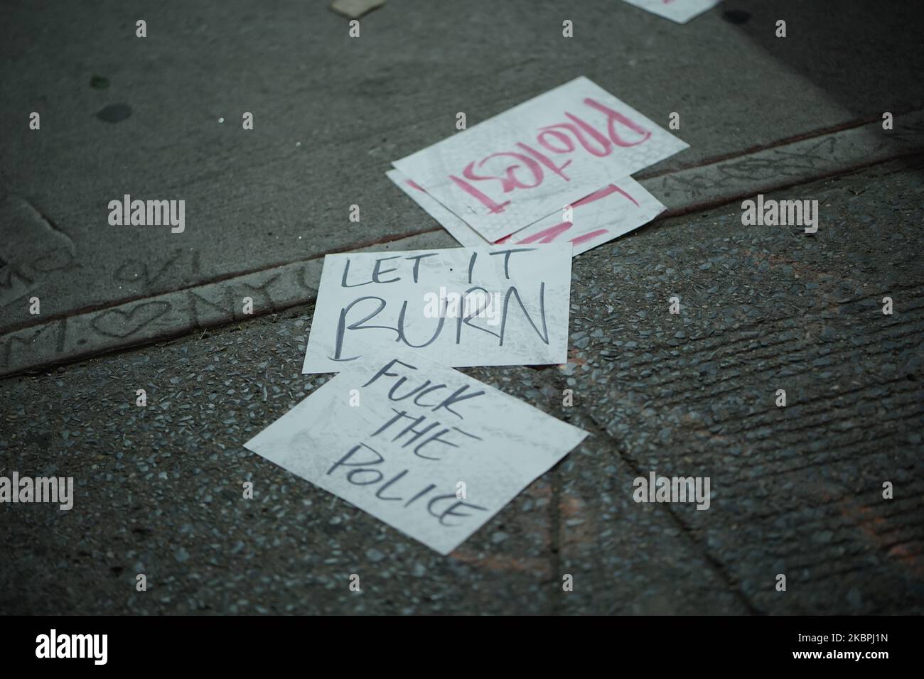 Protestors are seen assembling in a rally against the death of ...