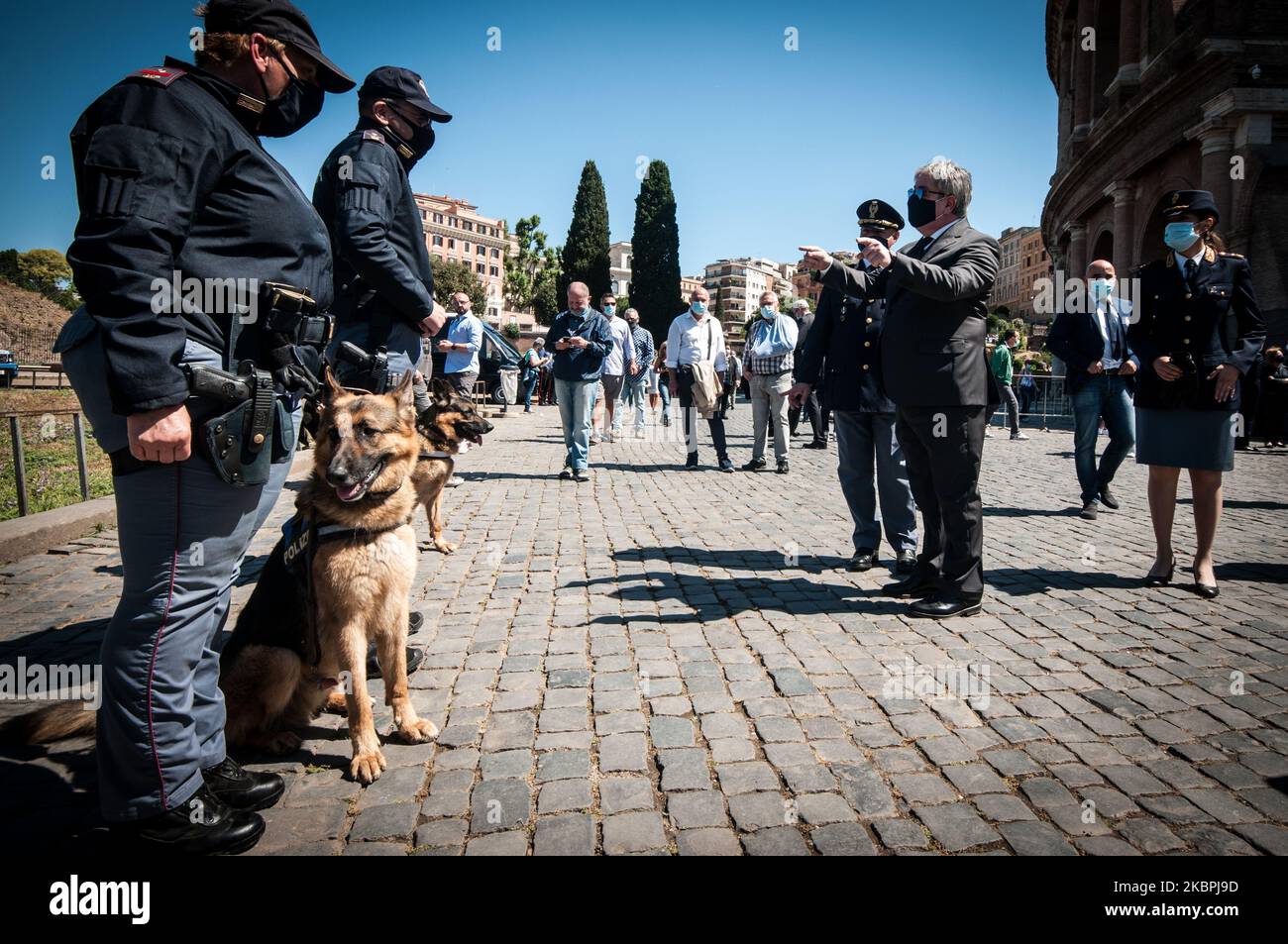 Police Commissioner of Rome Carmine Esposito in Rome, Italy, on 1st ...