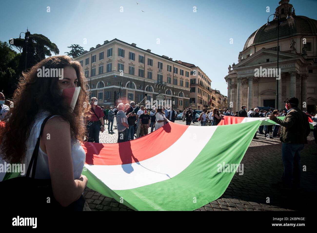 The italian social republic flag hi-res stock photography and images ...
