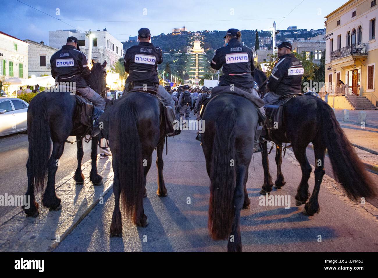 Hundreds of Palestinian citizens of Israel protested in the city of ...