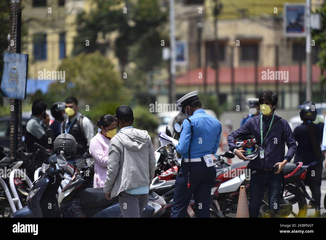 Nepal traffic police hi-res stock photography and images - Alamy