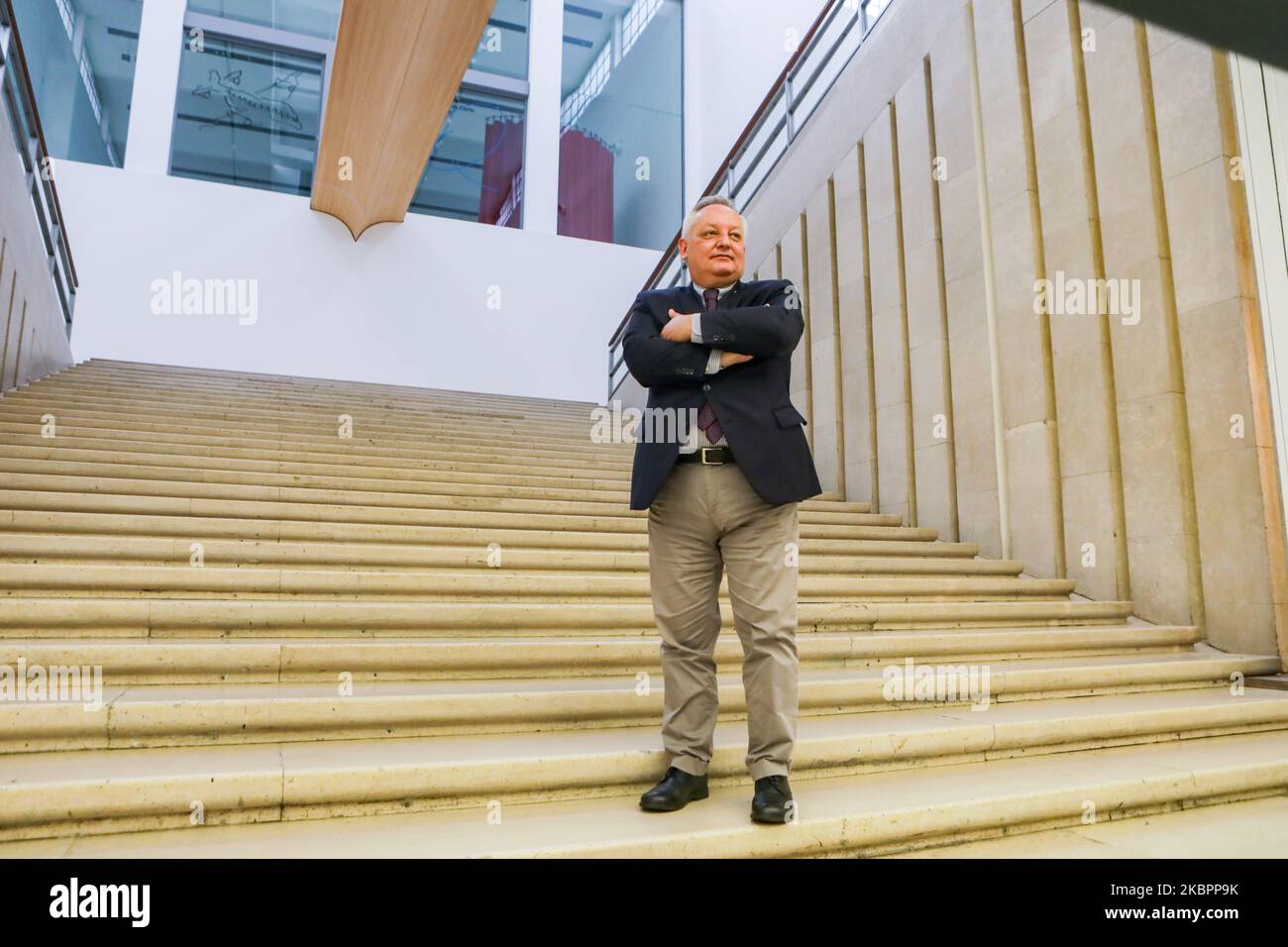 Stefano Bruno Galli attend at press conference for the presentation of ...