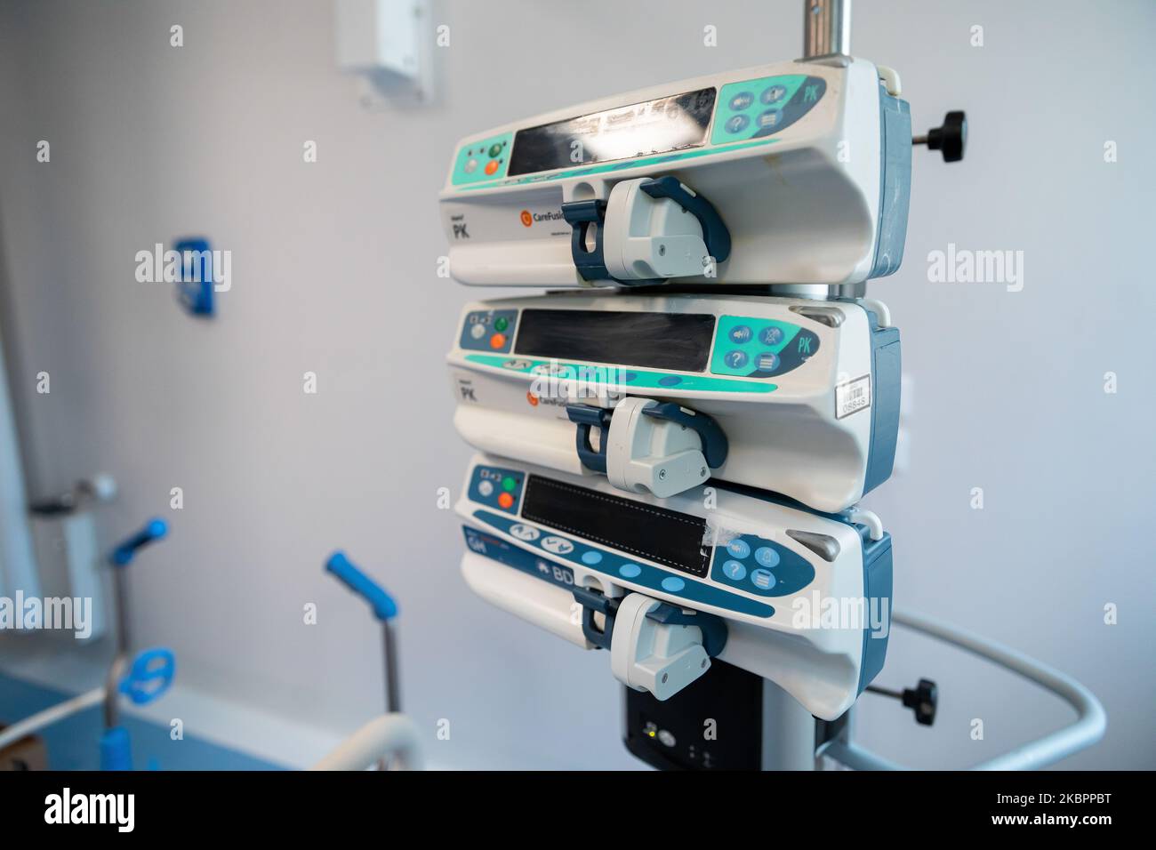 The interior of the new Intensive Care Unit for patients with ...