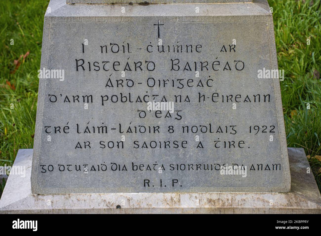 Ahiohill Graveyard, burial place of Richard (Dick) Barrett Stock Photo ...