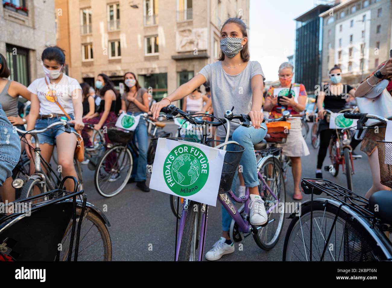 The “Bike Strike” protest by the Fridays for Future activists on ...
