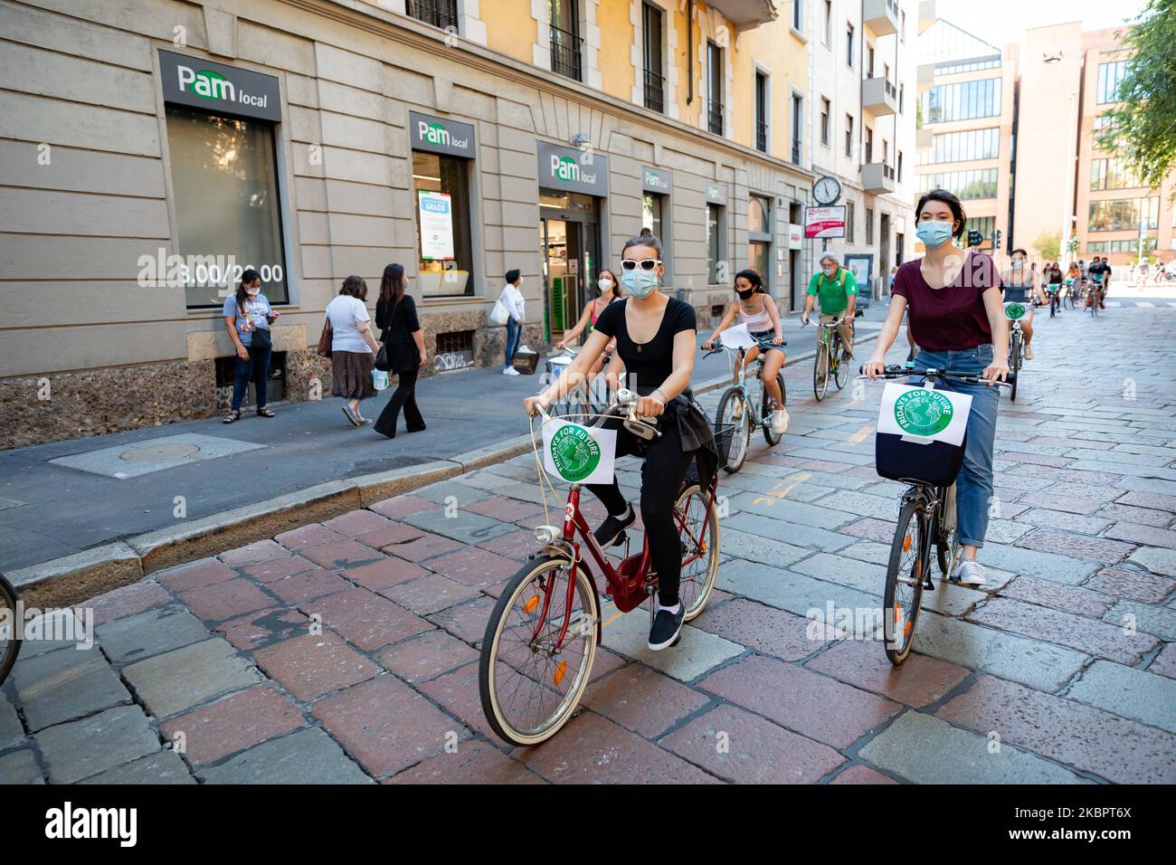 The “Bike Strike” protest by the Fridays for Future activists on ...
