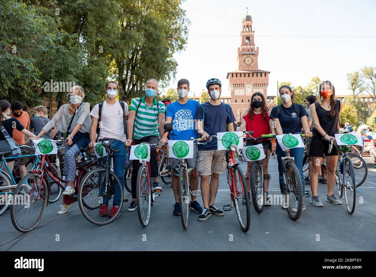 The “Bike Strike” protest by the Fridays for Future activists on ...