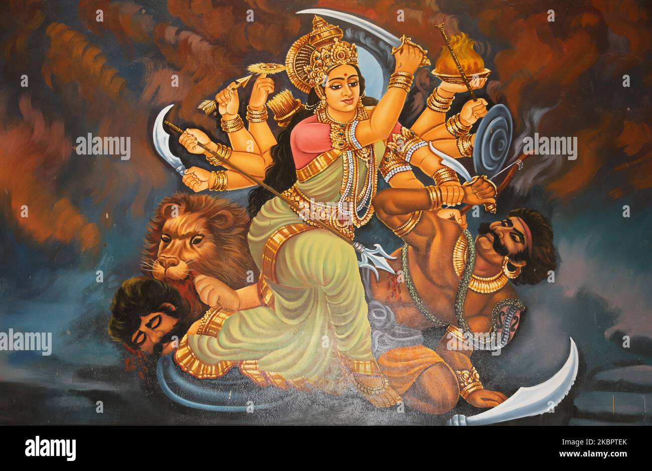 Goddess gurga hi-res stock photography and images - Alamy