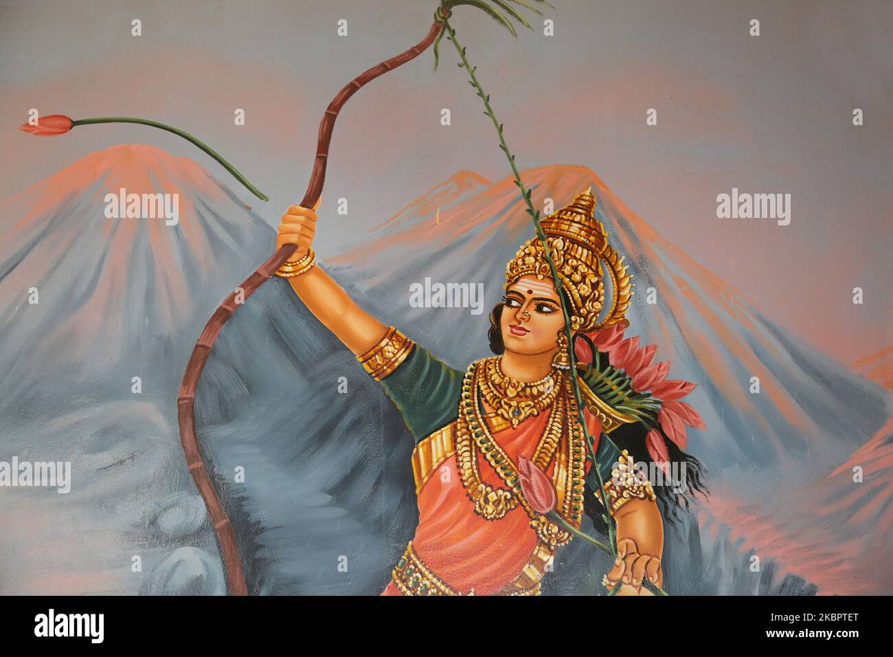 Goddess laxmi paintings hi-res stock photography and images - Alamy