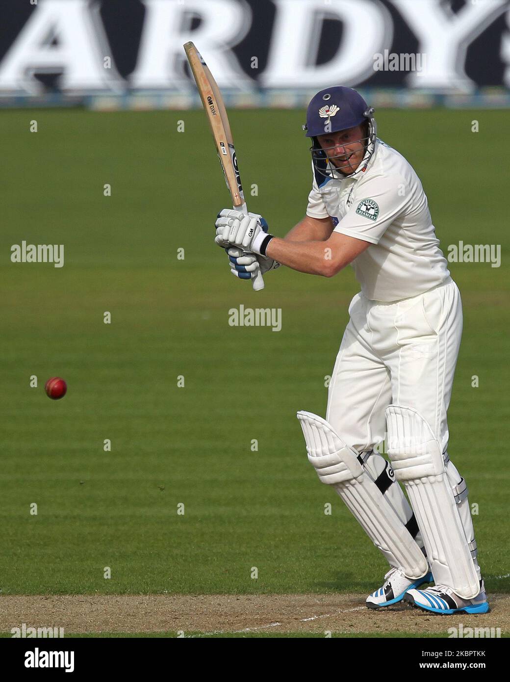 Andrew Gale of Yorkshire batting during the County Championship match ...
