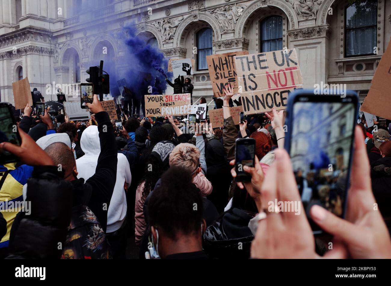 Black Lives Matter activists, gathered for the second consecutive day ...