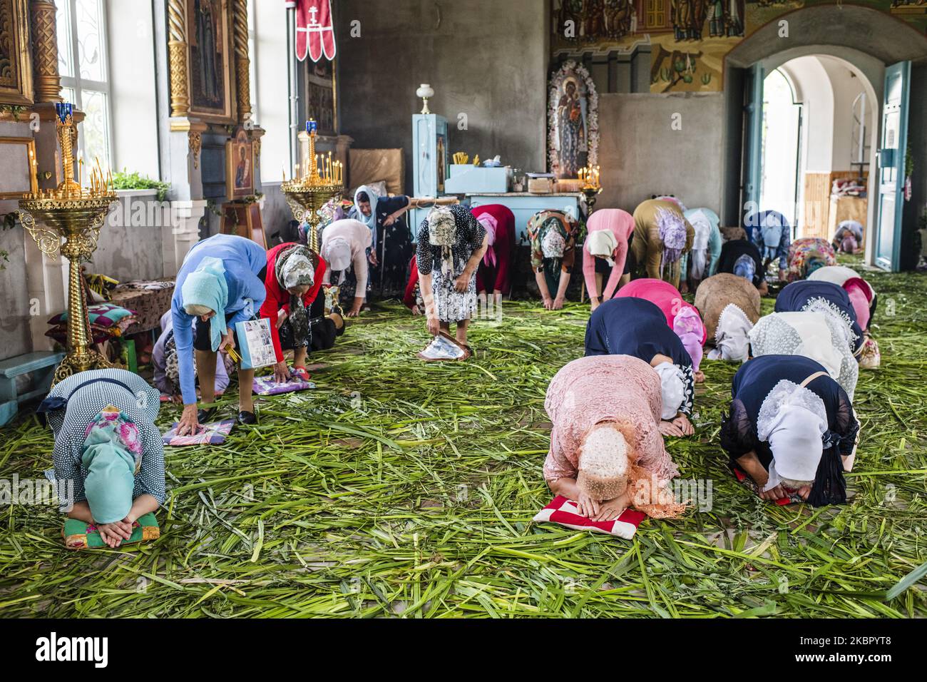 Lipovans celebrate Pentecost Sunday in Eastern Orthodox Church in ...