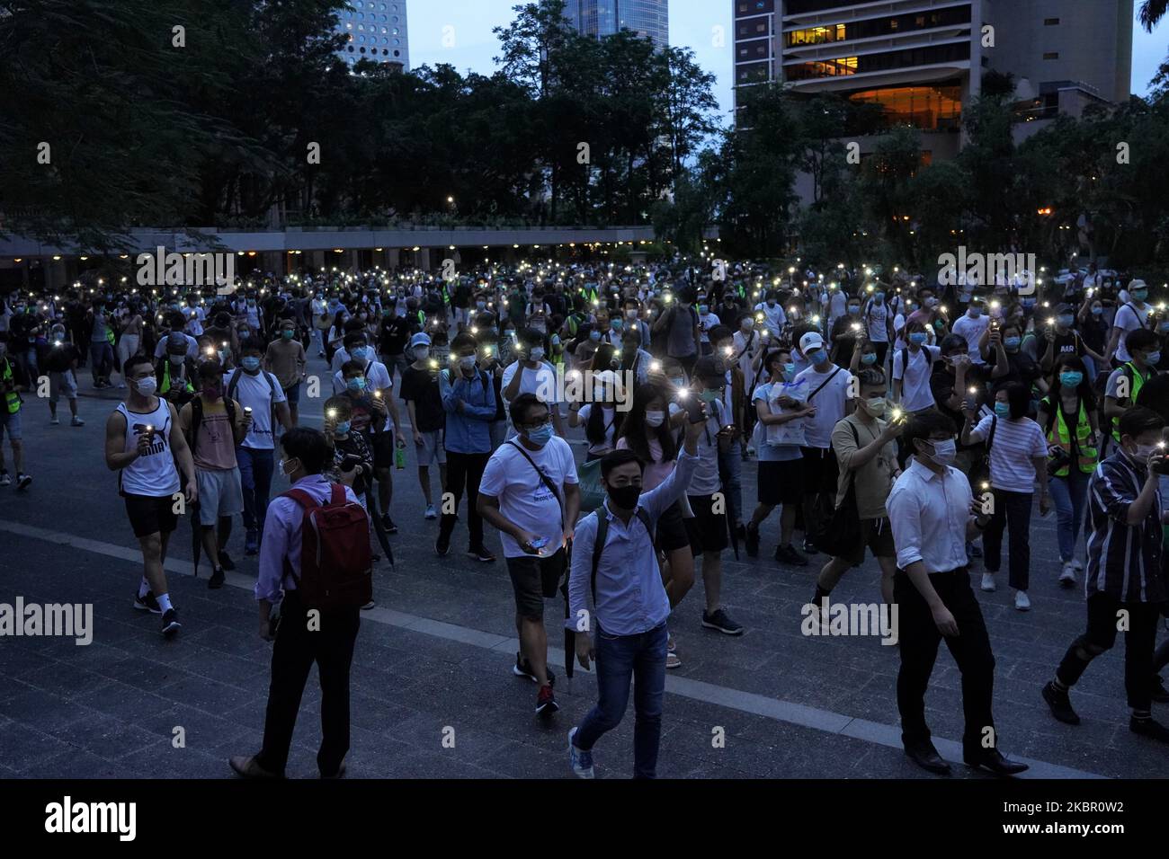 Year anniversary of anti extradition bill movement hi-res stock ...