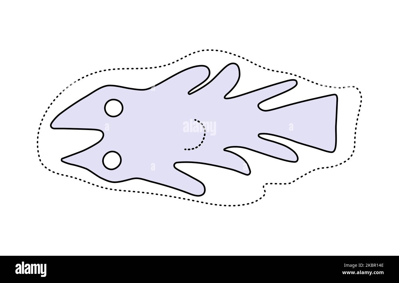 Geoglyph of the fish from Nazca, The Nazca Lines, Nazca Desert, Peru ...