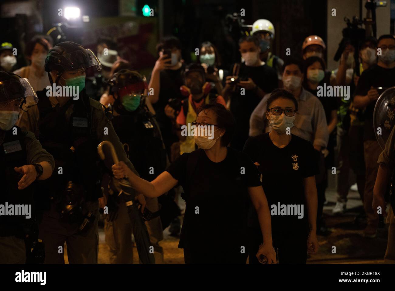 Year anniversary of anti extradition bill movement hi-res stock ...