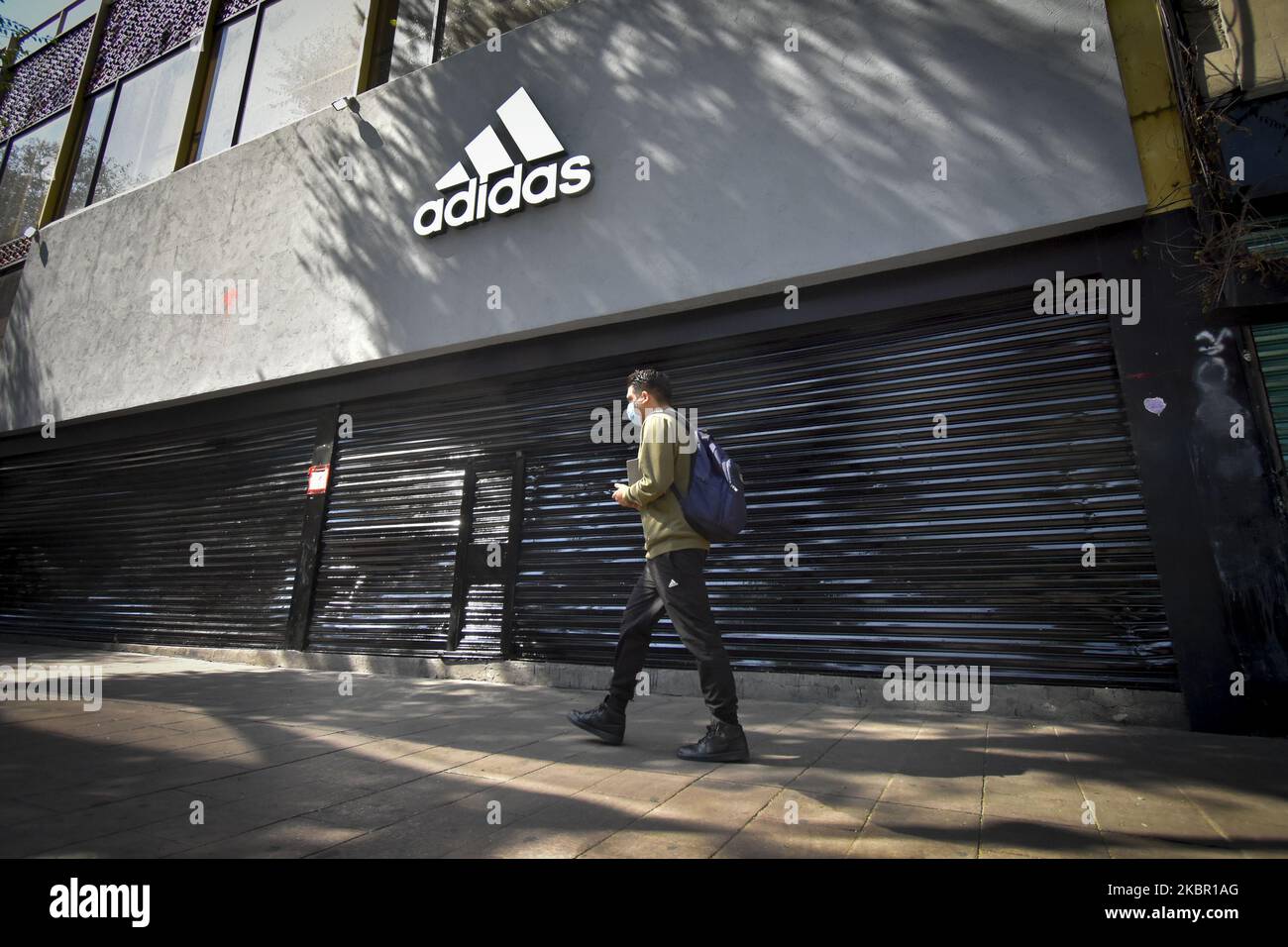 Outside look of sport store who was robbed during recent protests ...