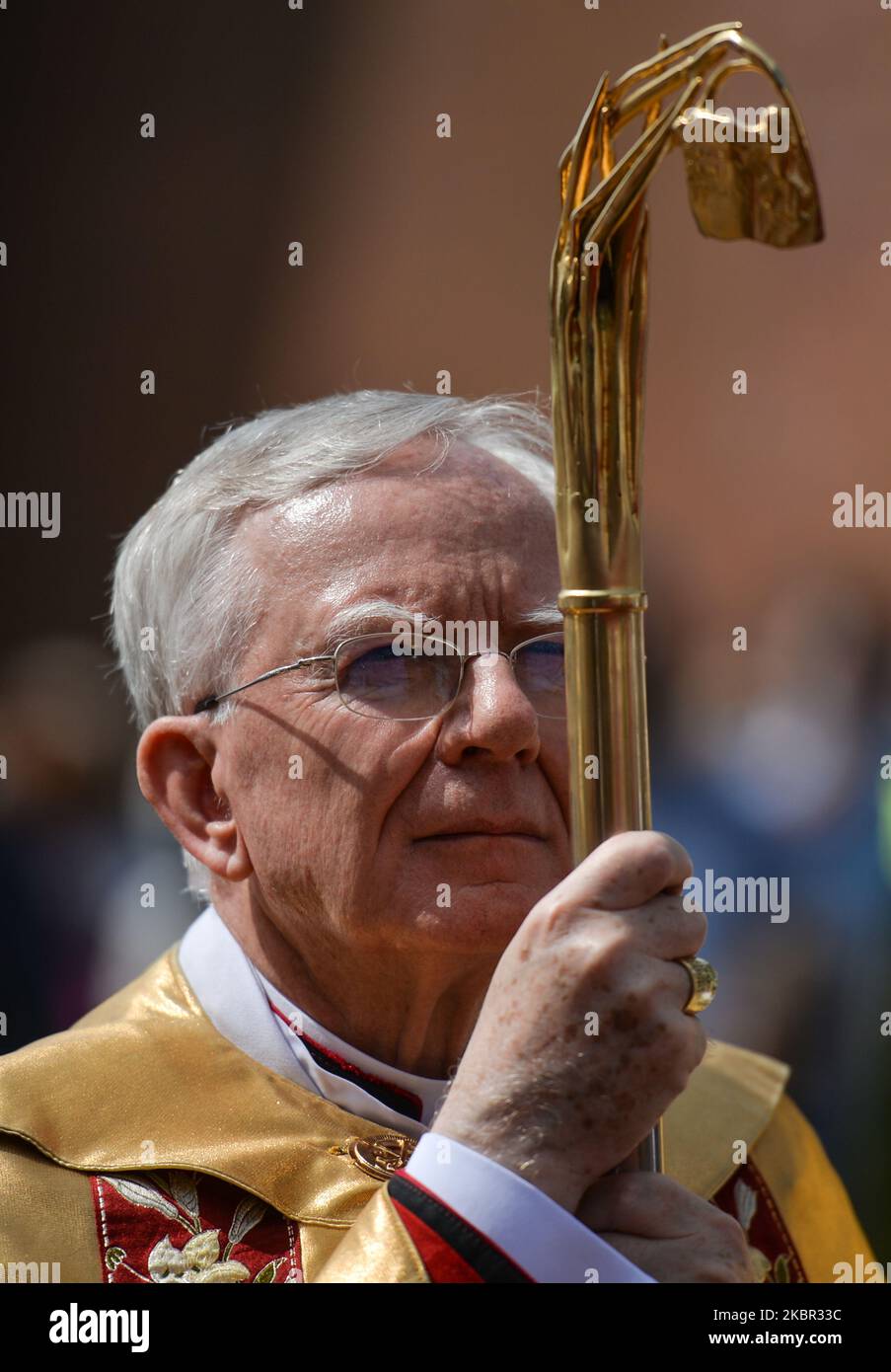 Archbishop Marek Jedraszewski leads a procession of the Blessed ...