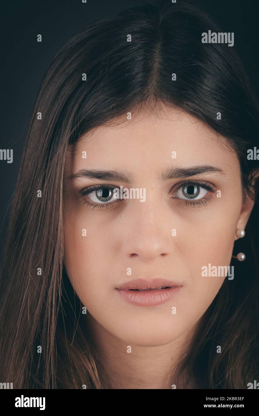 Studio session of the italian actress Benedetta Porcaroli, protagonist ...