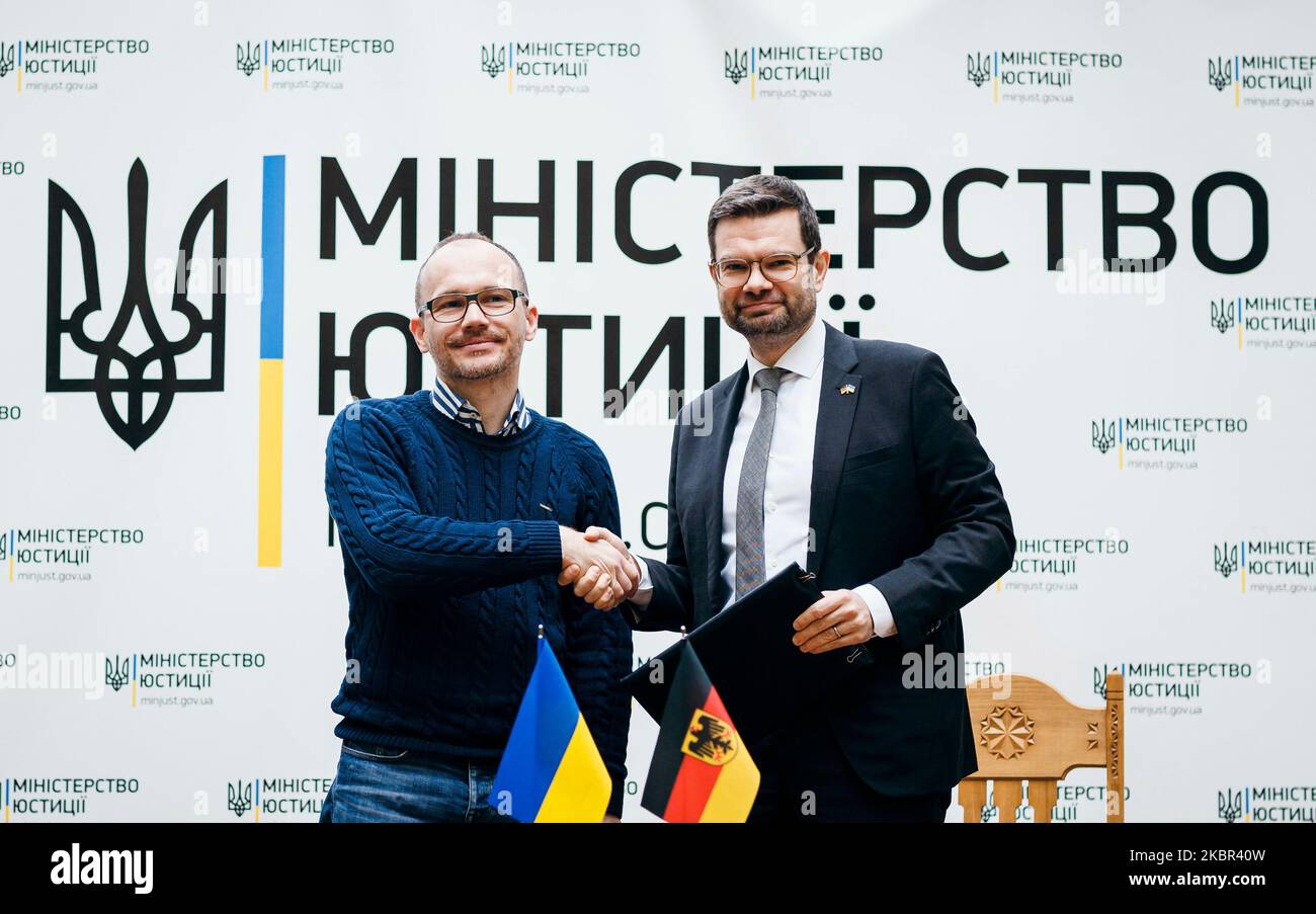 Kyiv, Ukraine, 04/11/2022, Marco Buschmann (FDP), Federal Minister of ...