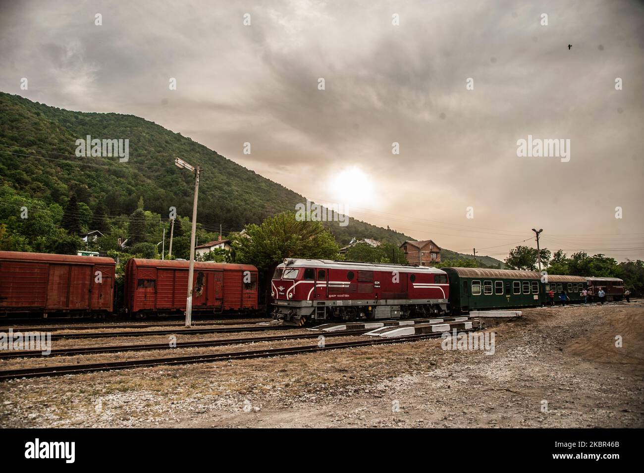 The Rhodope narrow-gauge railway in Bulgaria is one of the few existing ...