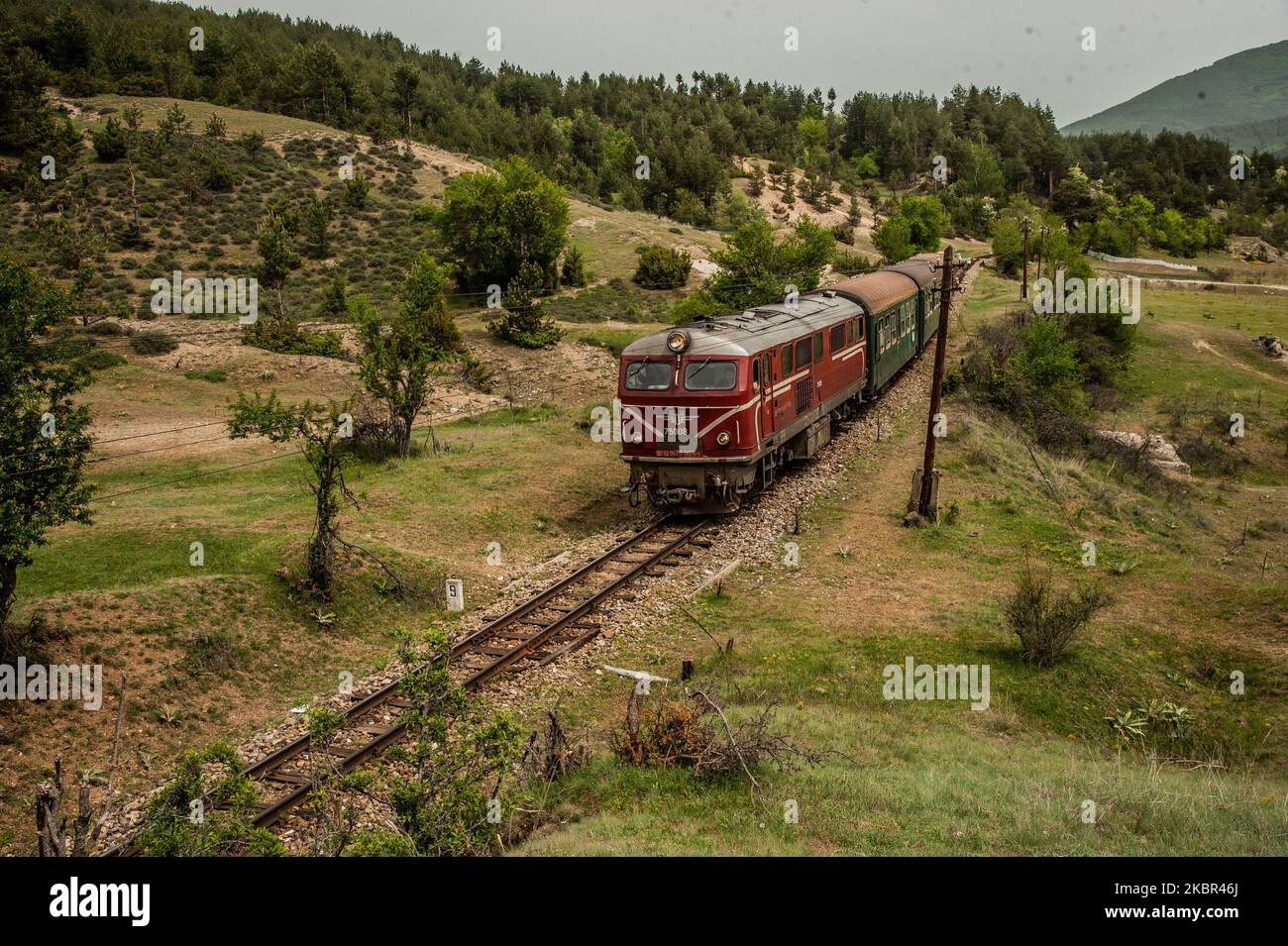 The Rhodope narrow-gauge railway in Bulgaria is one of the few existing ...