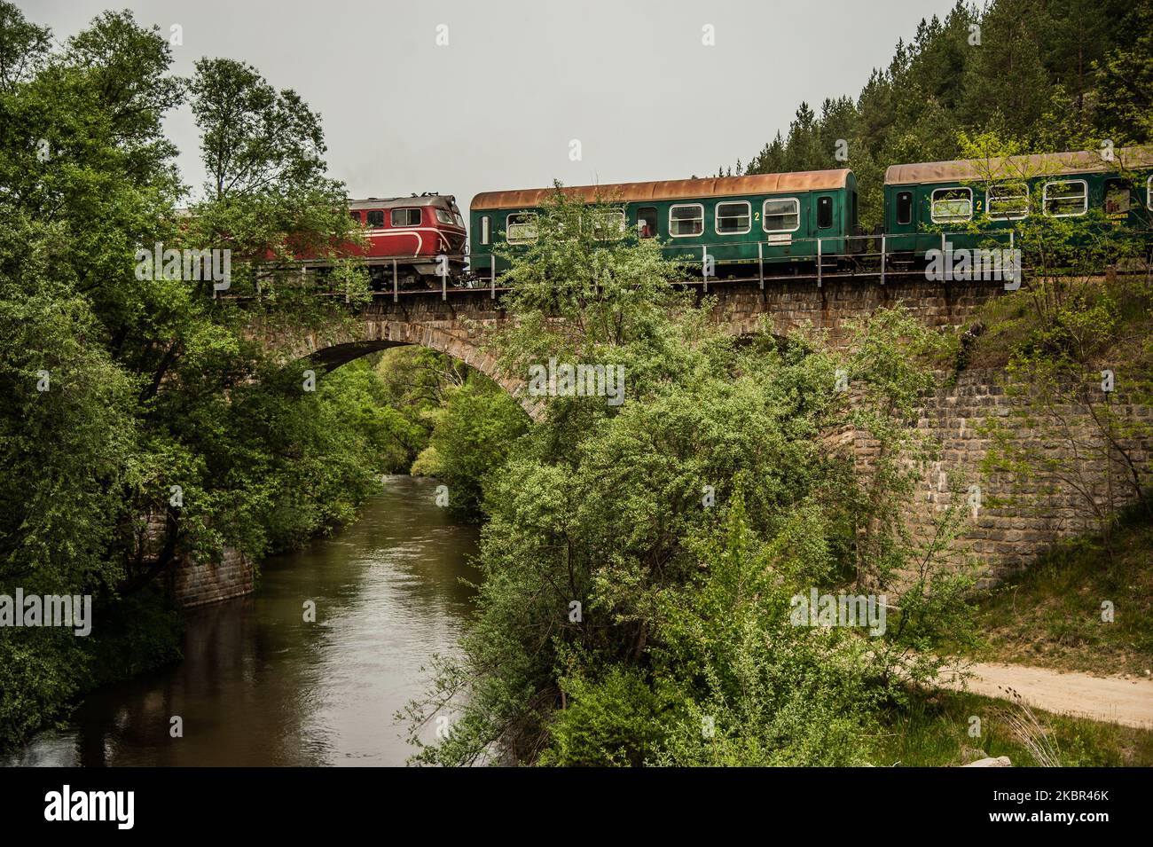 The Rhodope narrow-gauge railway in Bulgaria is one of the few existing ...