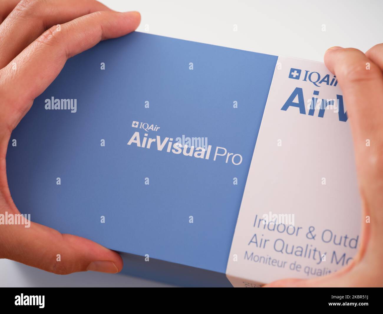 Tambov, Russian Federation - July 30, 2022 A close-up shot of woman ...